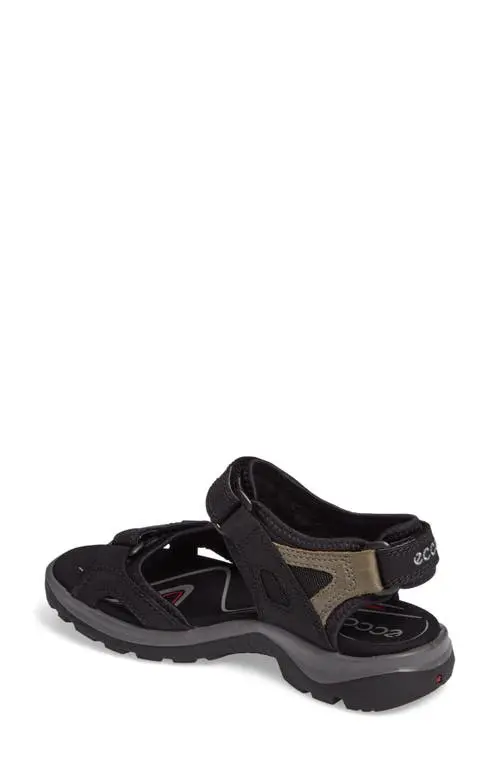 Ecco Yucatan Sandal - Black/mole