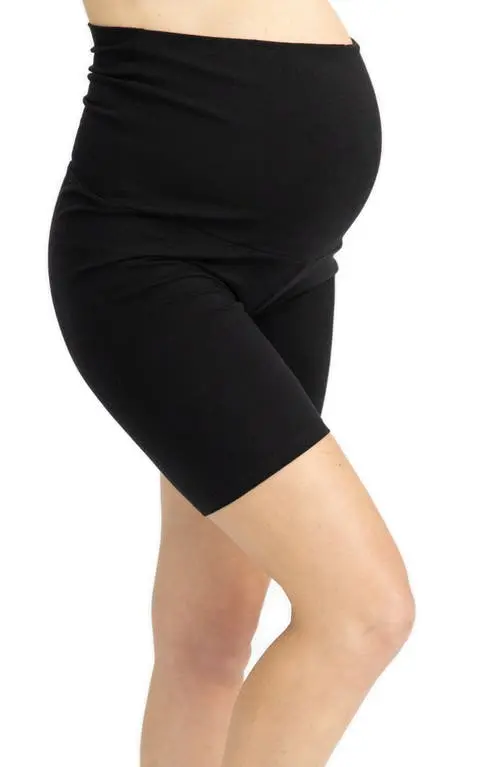 ANGEL MATERNITY 2-pack Maternity Bike Shorts - Black