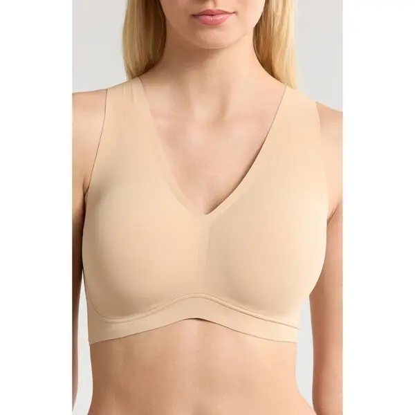 TRUE & CO True Body Lift Full V-neck Bralette - Desert