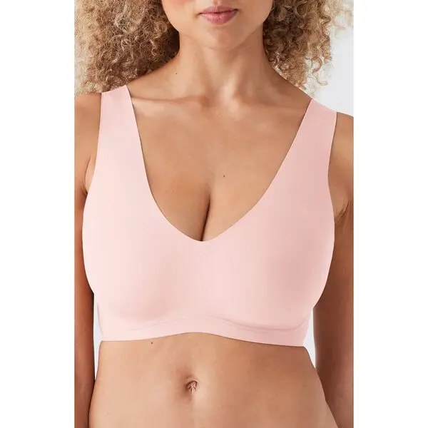 TRUE & CO True Body Lift Full V-neck Bralette - Peony