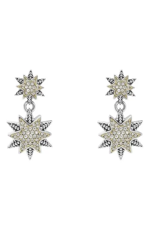 Lagos North Star Drop Earrings - Diamond