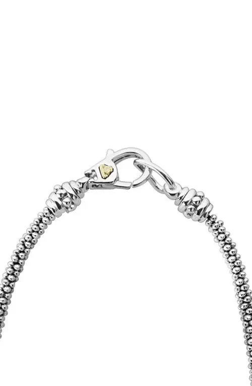 Lagos Lux Rope Necklace With Pendant - Diamond
