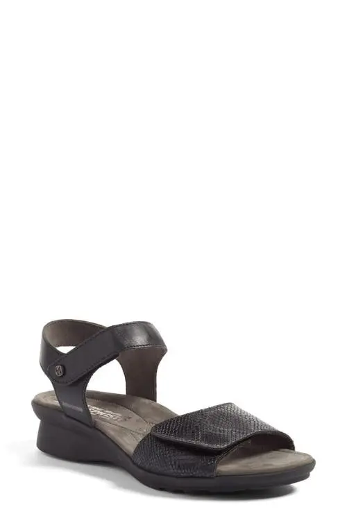 Mephisto Pattie Sandal - Black Leather