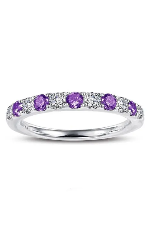 Lafonn Simulated Diamond And Gemstone Eternity Band Ring