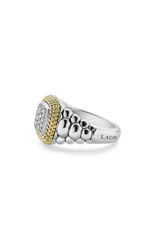 Lagos Lux Square Ring
