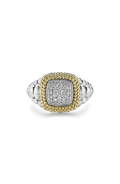 Lagos Lux Square Ring