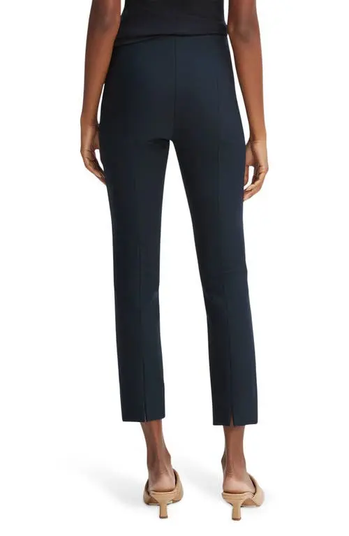 Vince Mid-rise Stitch Front Seam Leggings - Coastal Blue