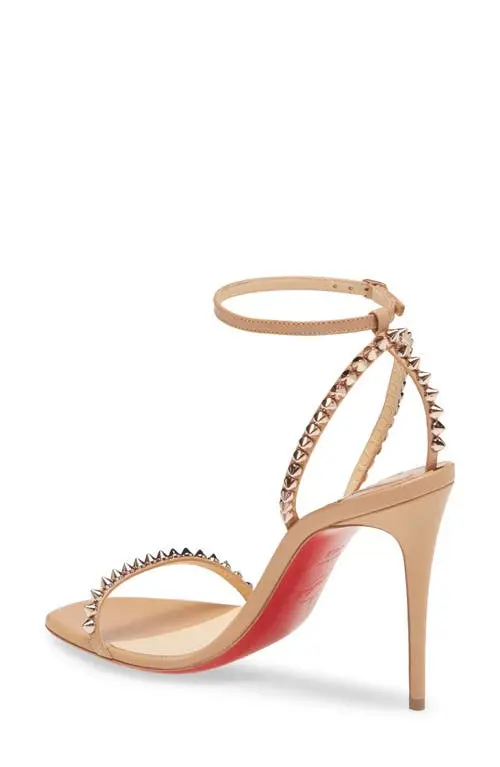 CHRISTIAN LOUBOUTIN So Me Studded Sandals - Nude