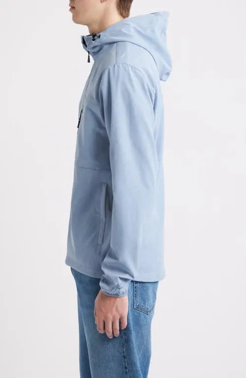 Rip Curl Elite Anti Series Water Repellent Hooded Jacket - Faded Denim