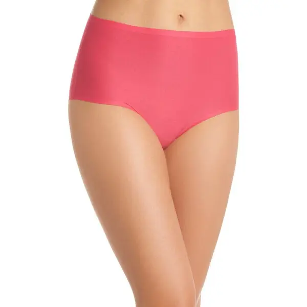 Chantelle Soft Stretch High Waist Briefs - Lipstick