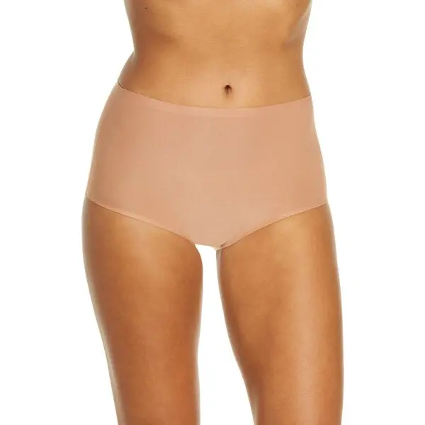 Chantelle Soft Stretch High Waist Briefs - Mocha Mousse-pc