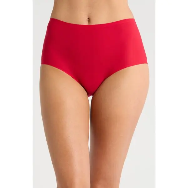 Chantelle Soft Stretch High Waist Briefs - Poppy Red