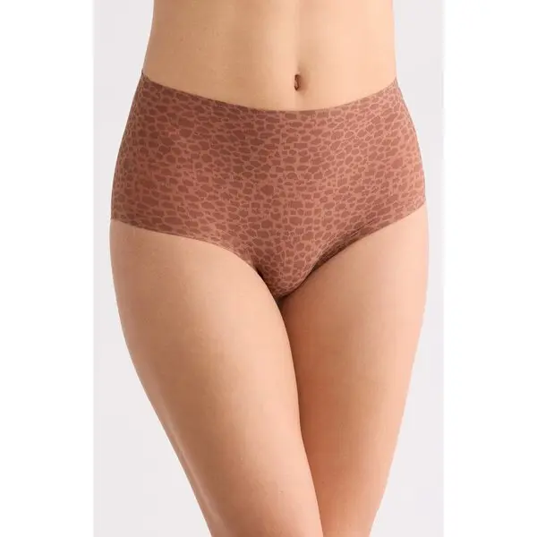Chantelle Soft Stretch High Waist Briefs - Wild Brown