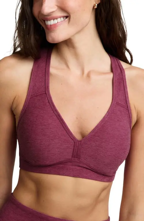 Beyond Yoga Impact Sports Bra - Pomegranate Heather