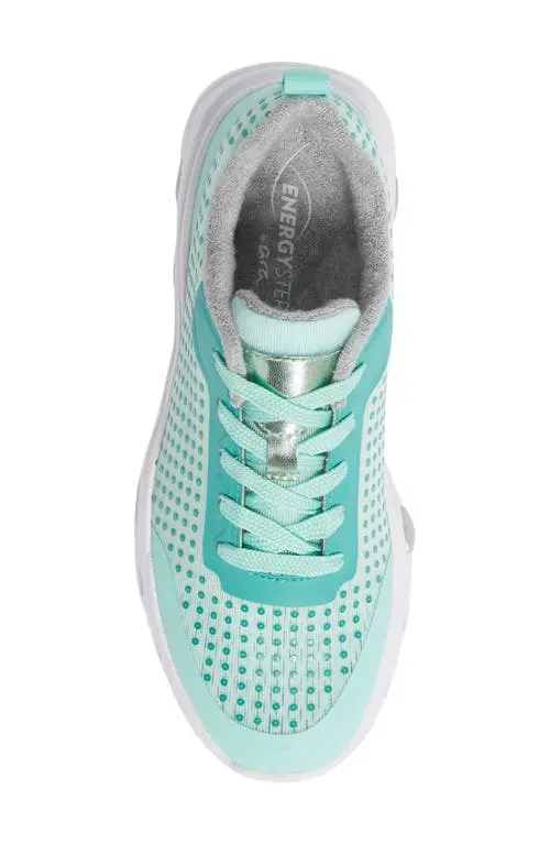 ARA Montclair Lace Up Sneakers - Turquoise