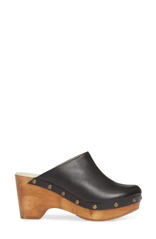 Cordani Zorba Clog - Black Leather