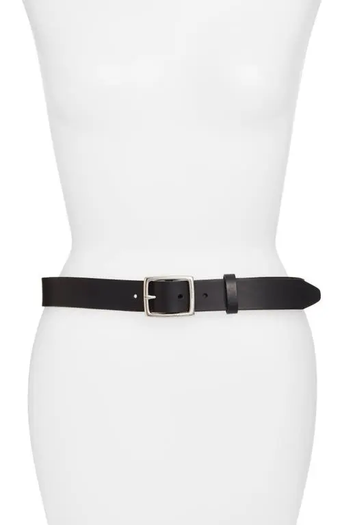 Rag & Bone Suede Belt - Jet Black