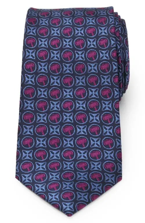 CUFFLINKS, INC. Thor Medallion Neck Tie - Blue