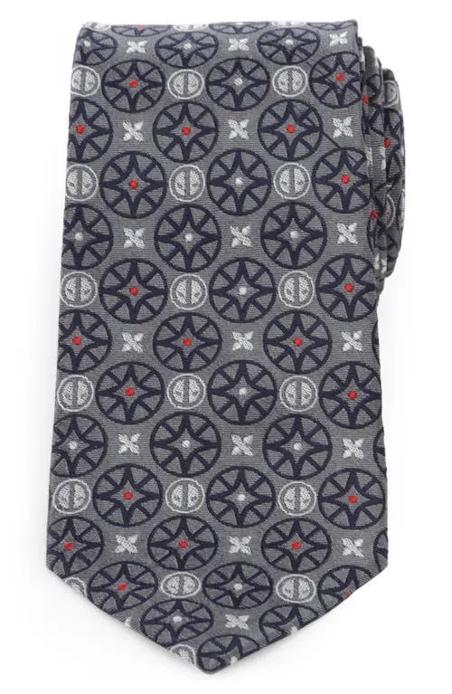 CUFFLINKS, INC. Deadpool Silk Tie - Gray