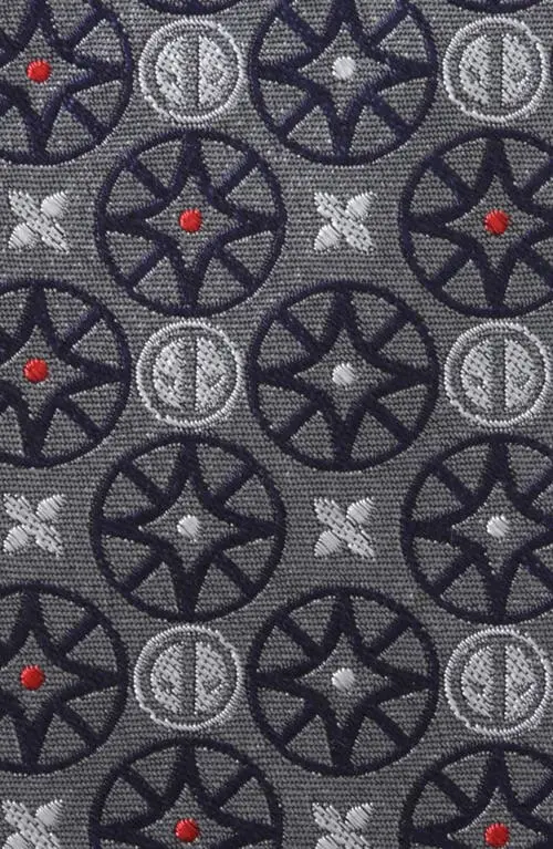 CUFFLINKS, INC. Deadpool Silk Tie - Gray