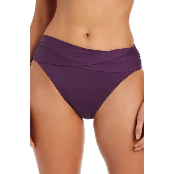 BLEU BY ROD BEATTIE Twisted Hipster Bikini Bottom - Grenache