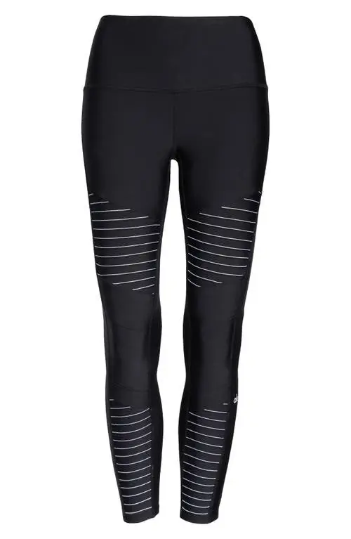 Alo Yoga Airlift High Waist 7/8 Leggings - Black/white