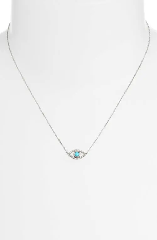 Anzie Evil Eye Turquoise Pendant Necklace