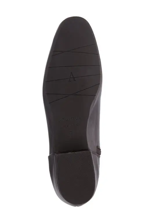 Aquatalia Ulyssa Waterproof Leather Bootie - Dark Brown