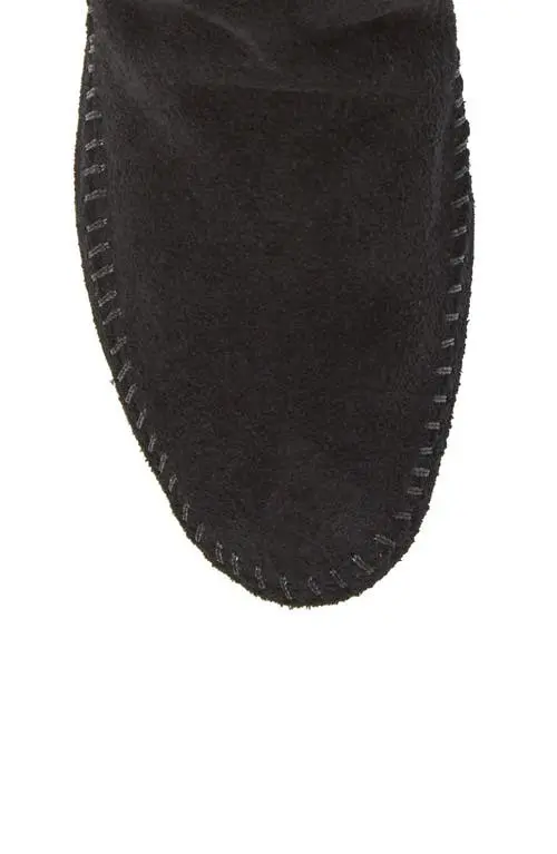 Minnetonka Two-button Hardsole Bootie - Black
