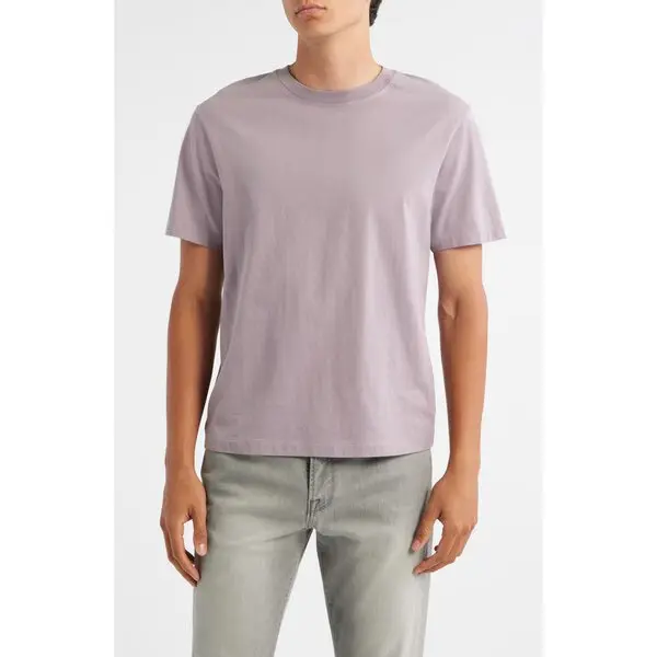 FRAME Logo Cotton T-shirt - Old Lavender
