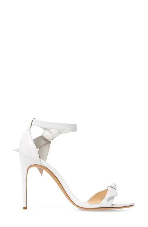 ALEXANDRE BIRMAN Clarita Ankle Tie Sandal - White Leather