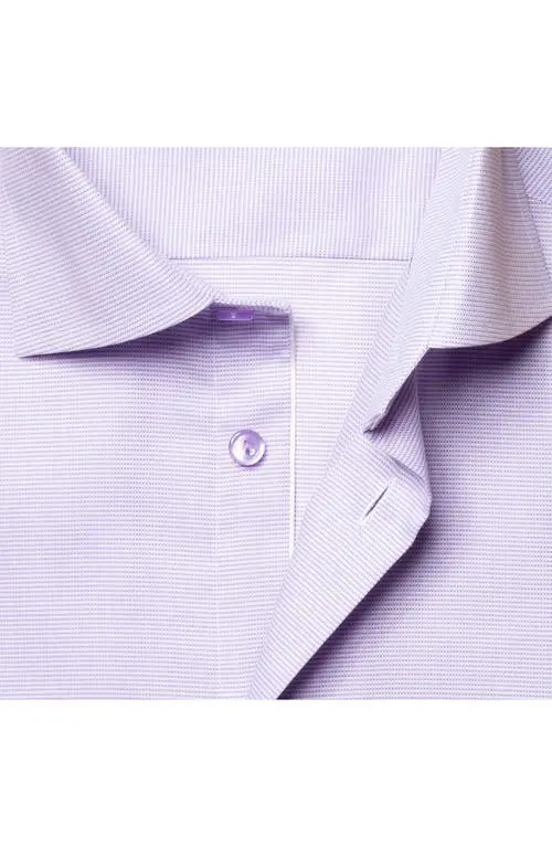 Eton Contemporary Fit Textured Solid Shirt - Purple