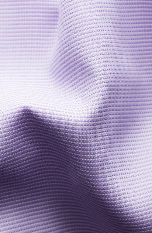 Eton Contemporary Fit Textured Solid Shirt - Purple