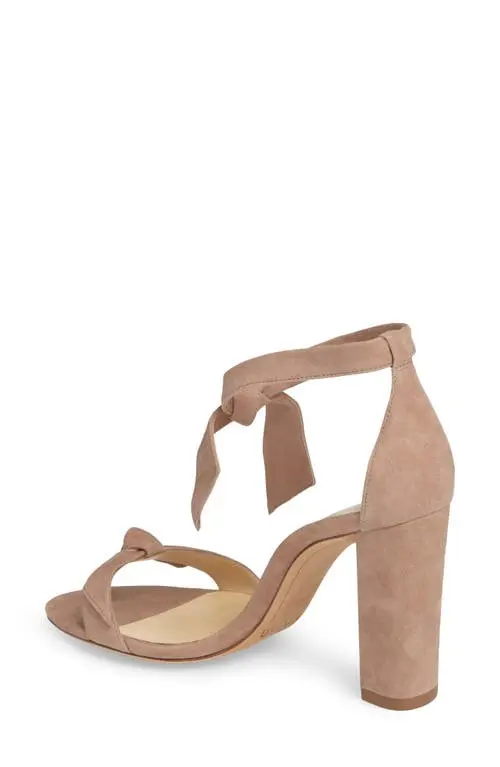 ALEXANDRE BIRMAN Clarita Knotted Sandal - Cameo Suede