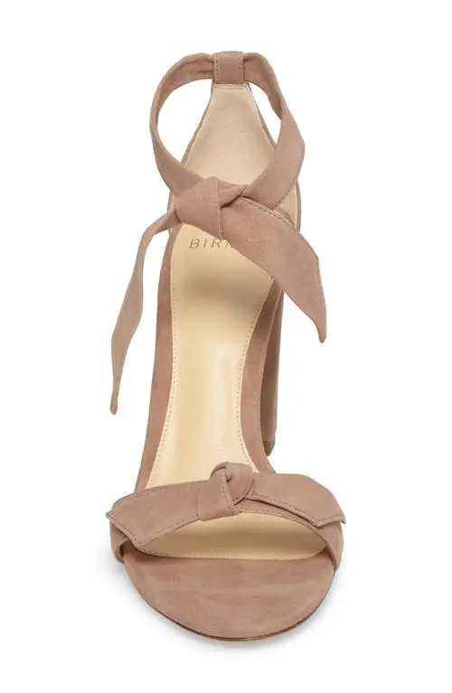 ALEXANDRE BIRMAN Clarita Knotted Sandal - Cameo Suede