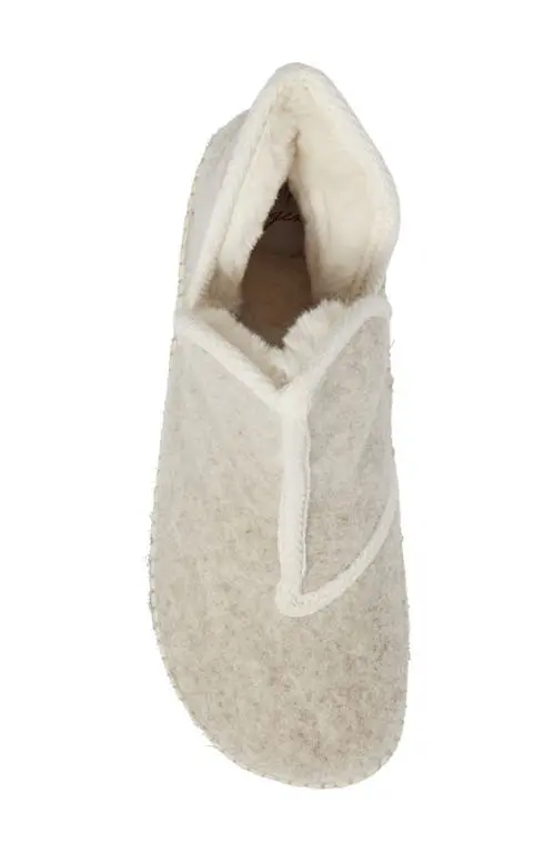 TONI PONS Espadrille Platform Bootie With Faux Fur Lining