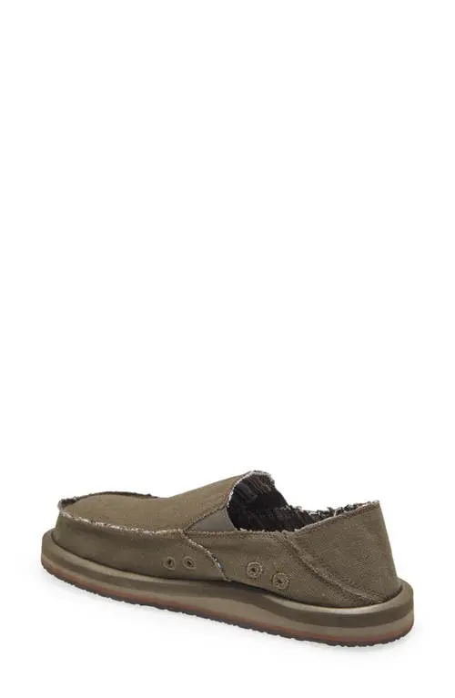 Sanuk Slip-on Sneaker - Army