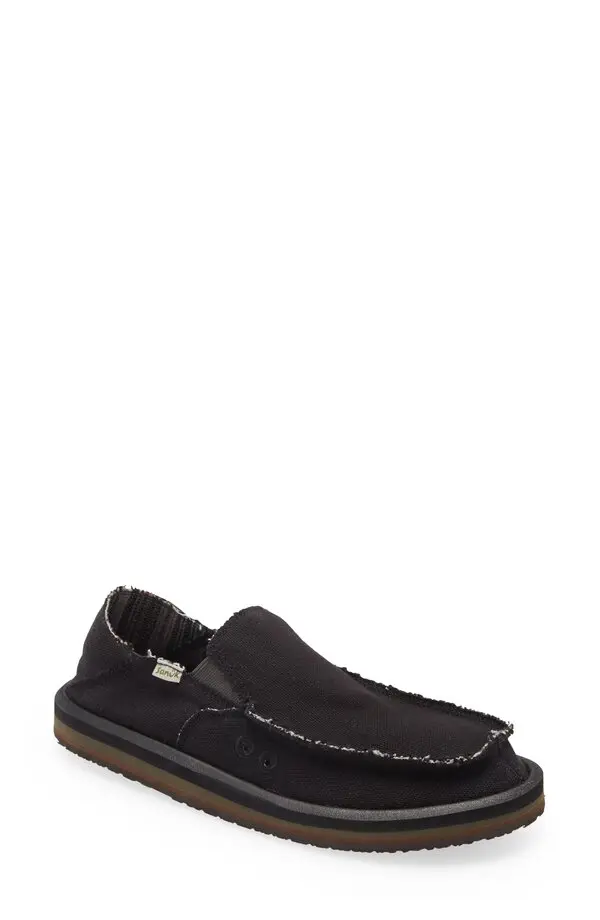 Sanuk Slip-on Sneaker - Black