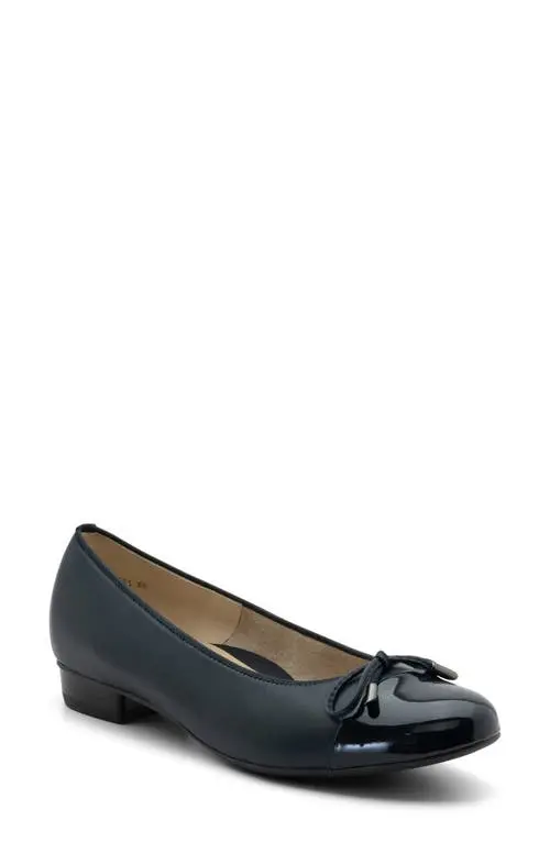 ARA Belinda Ballerina Flat - Blue