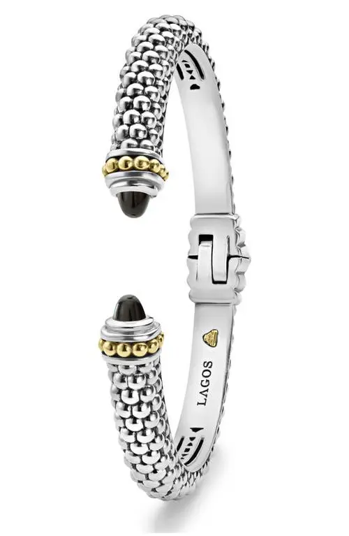 Lagos Rittenhouse Hinge Cuff - Black Onyx