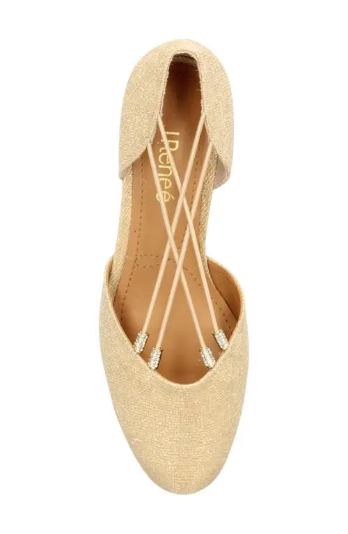 J. Reneé Elastic D'orsay Pumps - Gold