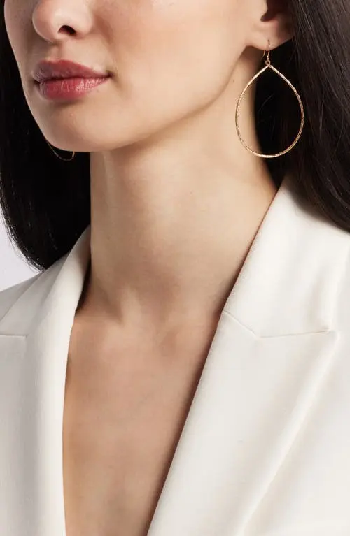 Nordstrom Textured Teardrop Earrings