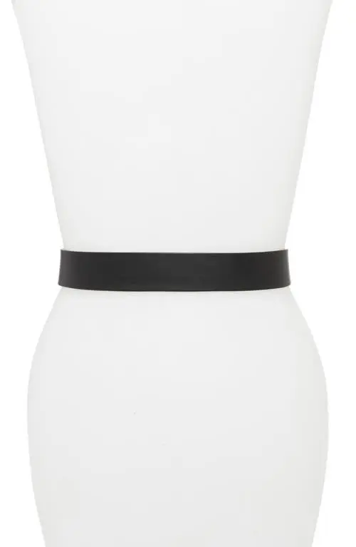 Rag & Bone Rebound Leather Belt - Blk