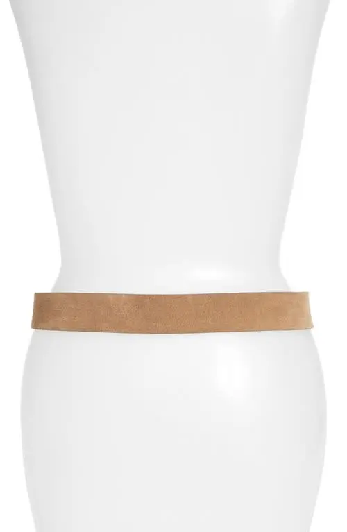 Rag & Bone Rebound Suede Belt - Camel