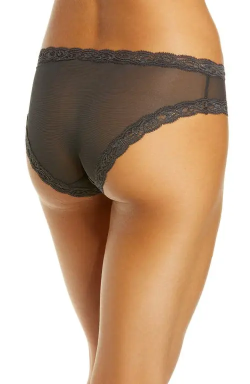 Natori Feathers Hipster Briefs - Coal