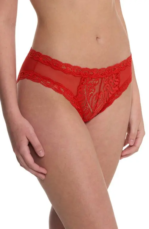 Natori Feathers Hipster Briefs - Paprika