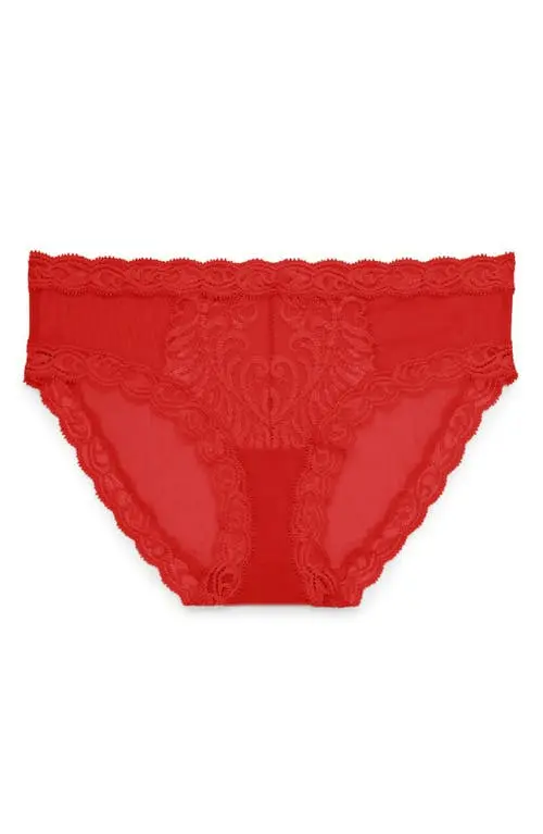 Natori Feathers Hipster Briefs - Paprika