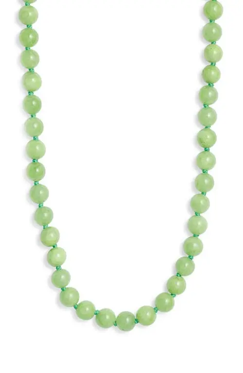 Nest Jewelry Beaded Necklace - Green