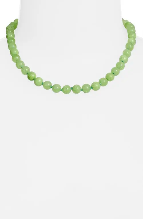 Nest Jewelry Beaded Necklace - Green