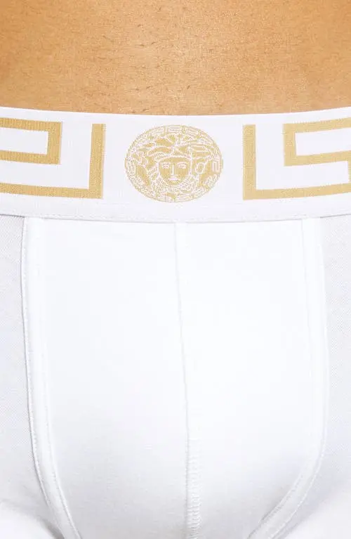Versace 2-pack Greca Border Boxers - White